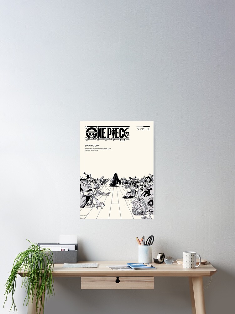 "One Piece Poster manga style - SHANKS' HAKI" Poster by Softers | Redbubble