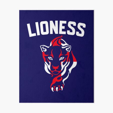 "Lioness. England Flag. Lionesses" Art Board Print for Sale by HalfCat ...