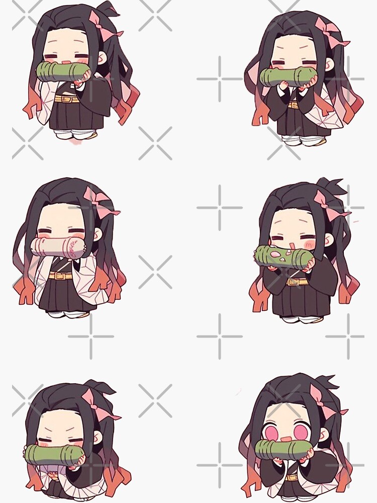 "CUTE ANIME STICKER, KAWAI ANIME STYLE SICKER, CAR WINDOW STICKERS ...