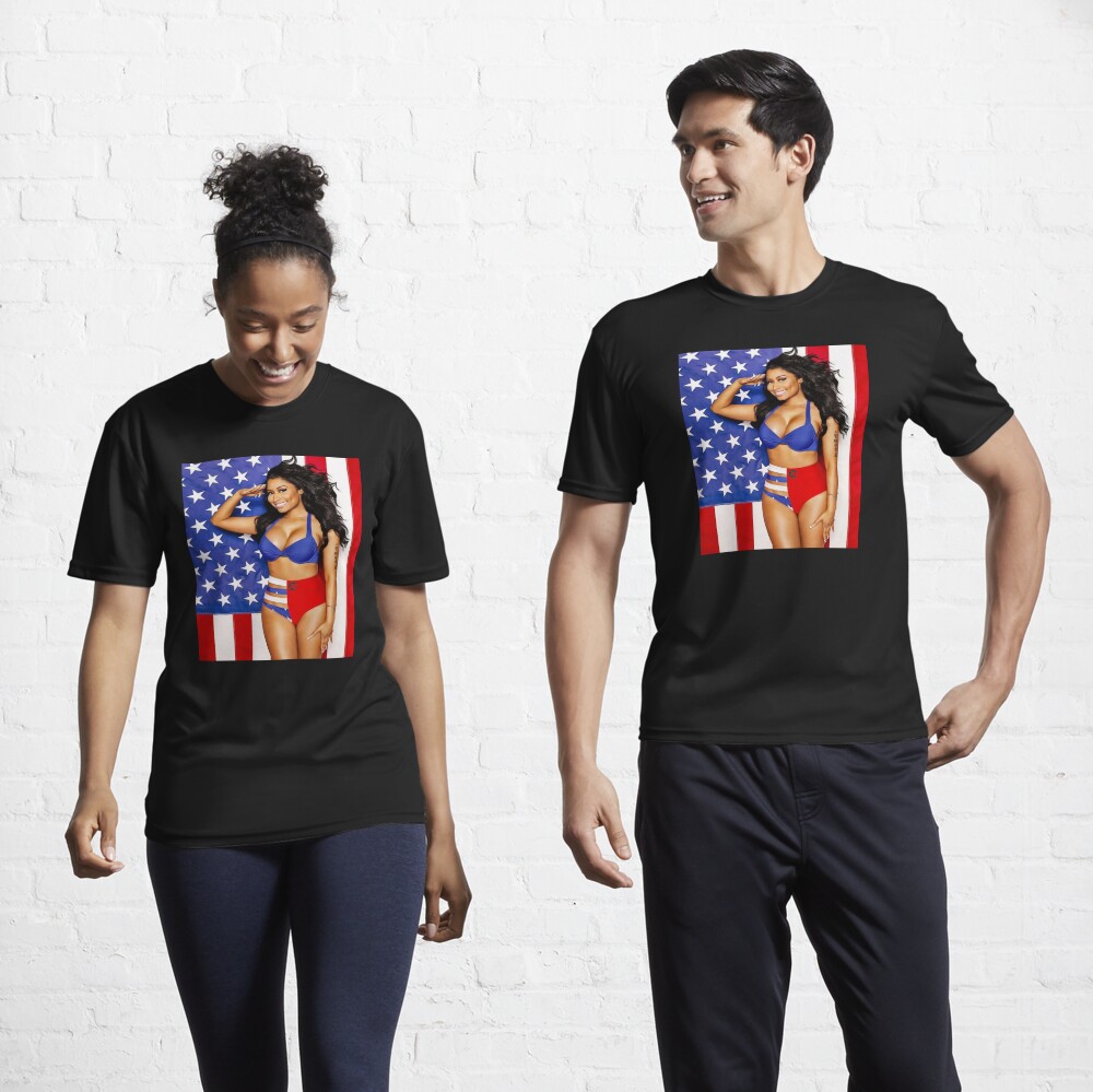 "Nicki Minaj American Flag " Poster for Sale by Jblueman | Redbubble