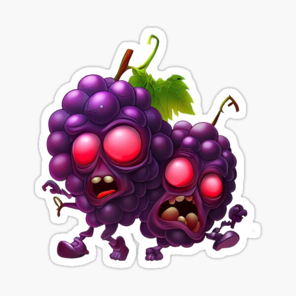 "Zombie Grapes - Earl and Dale" Sticker for Sale by CAutumnTrapp ...