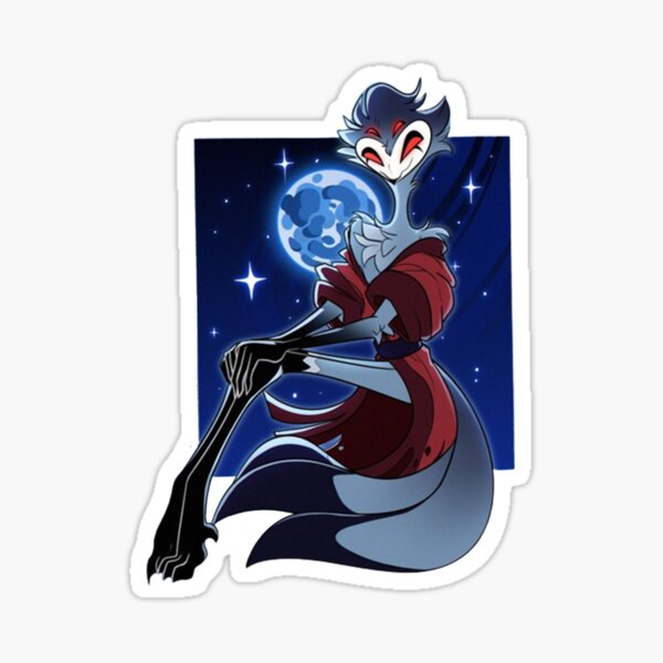 "Helluva Boss - Stolas" Sticker for Sale by nelsons-breeden | Redbubble