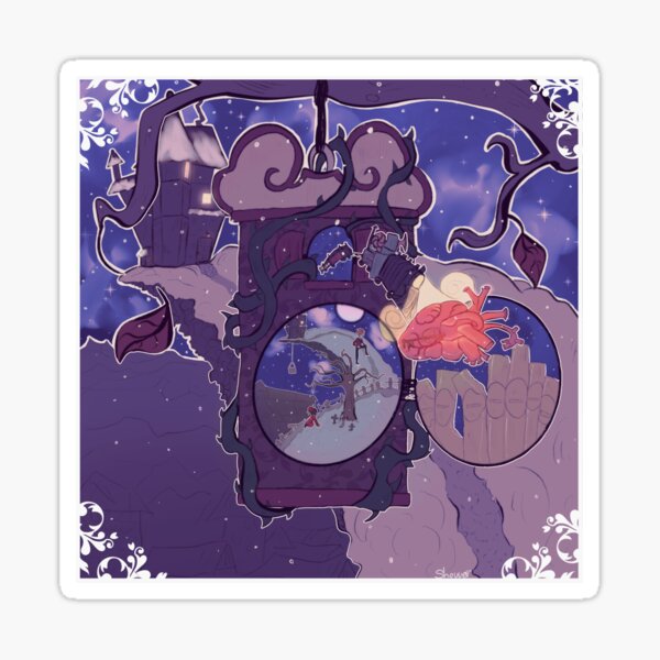 "Jack and the Cuckoo-Clock Heart" Sticker for Sale by Shouugr | Redbubble