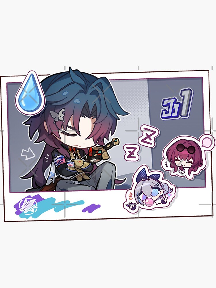 "Honkai Star Rail Chibi Blade Sleeping" Sticker for Sale by ...
