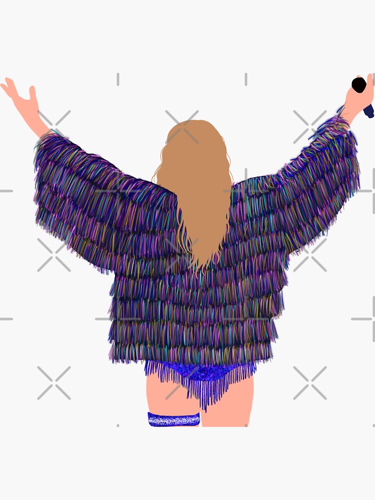 "multicolor karma jacket the eras tour" Sticker for Sale by nerfie ...