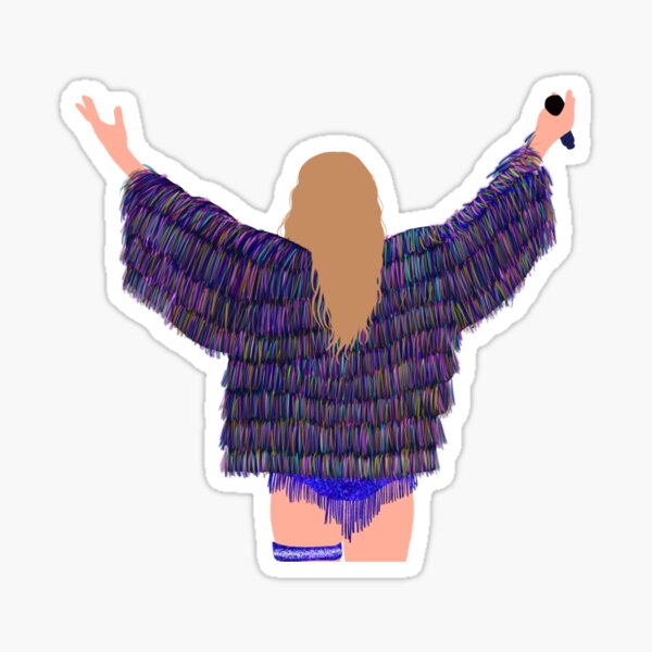"multicolor karma jacket the eras tour" Sticker for Sale by nerfie ...