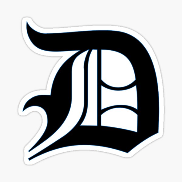 "Gothic Letter D " Sticker for Sale by horizonhearts | Redbubble