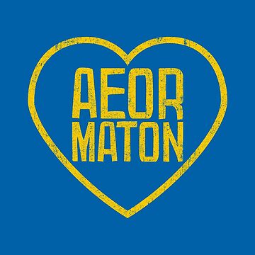 "Aeormaton Love (Variant)" Sticker for Sale by huckblade | Redbubble