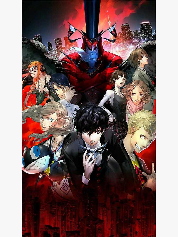 "persona 5" Sticker for Sale by nicholasmol | Redbubble