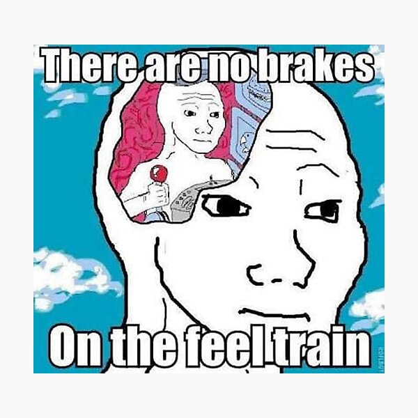 Lámina fotográfica «NO HAY BREAKS EN EL SENTIDO DEL TREN - MEME» de ...