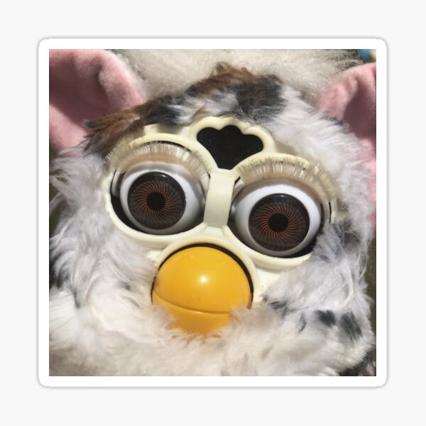 "Furby Face: Shmeckle" Sticker for Sale by DILLIGAFM8 | Redbubble