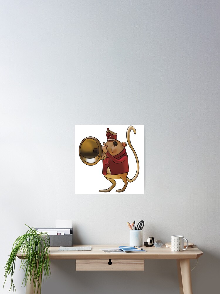"Jumping Circus Mouse" Poster for Sale by daniasdesigns | Redbubble