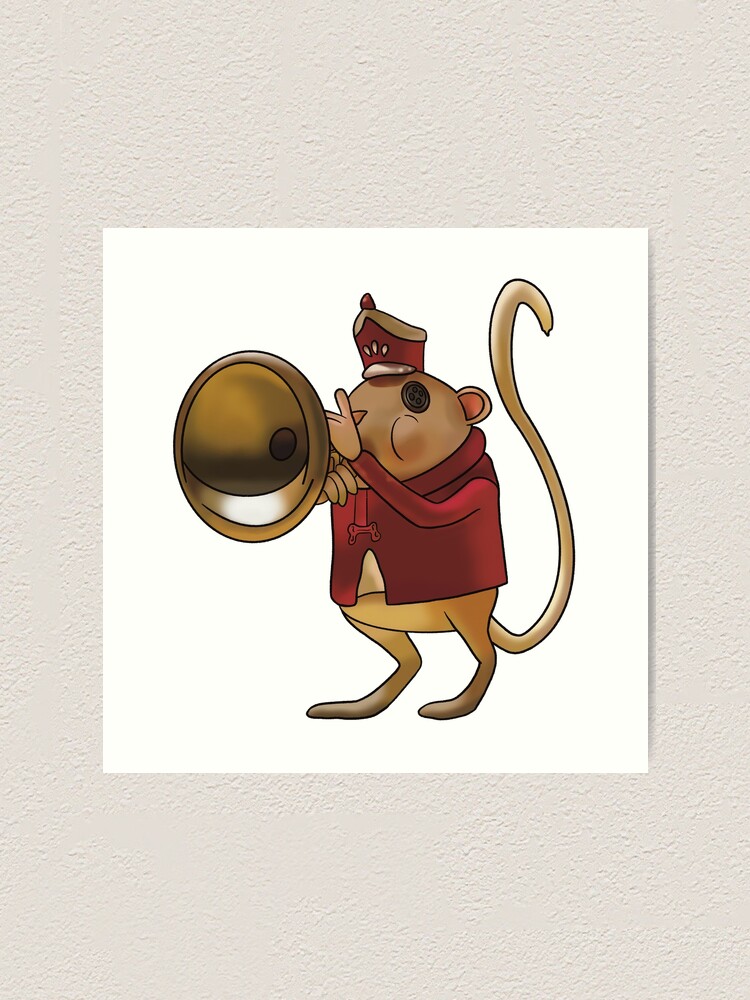 "Jumping Circus Mouse" Art Print for Sale by daniasdesigns | Redbubble