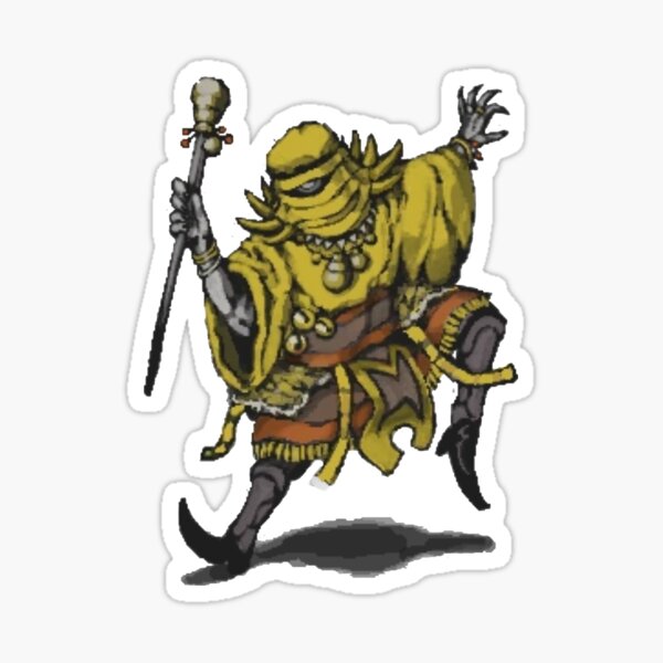 "fear and hunger yellow mage sticker" Sticker for Sale by ...