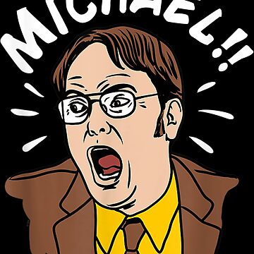 "The Dwight Yelling Michael" Poster for Sale by VIIMode | Redbubble