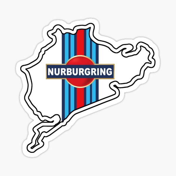 "Nurburgring" Sticker for Sale by 7ldo | Redbubble