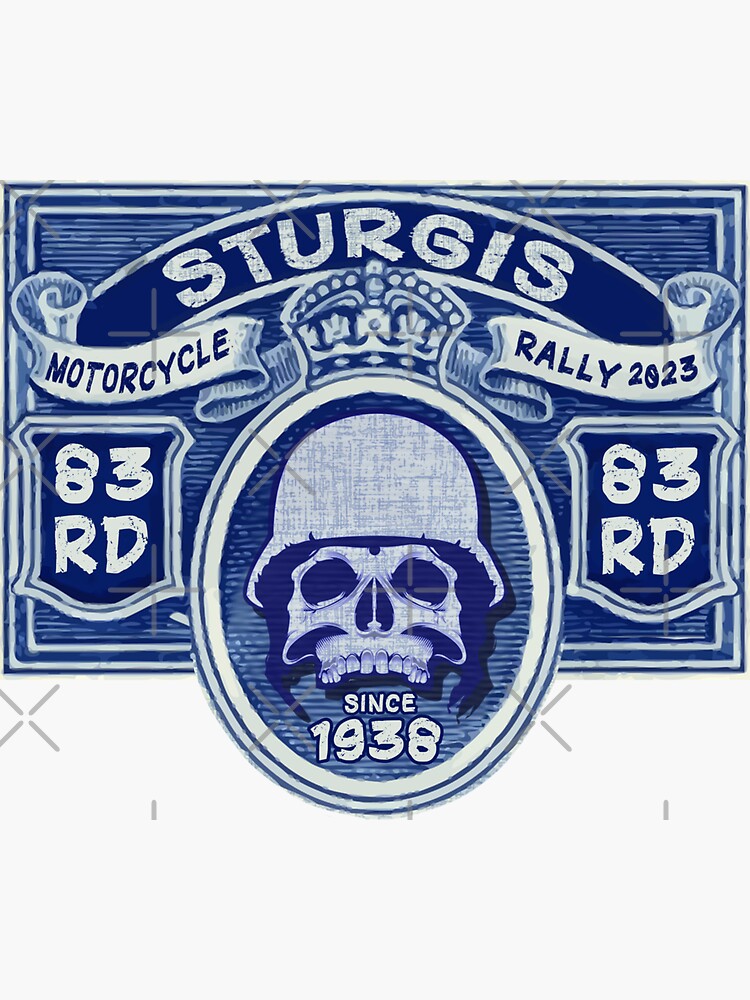"Sturgis Motorcycle rally 2023" Sticker for Sale by DisenyosDeMike ...