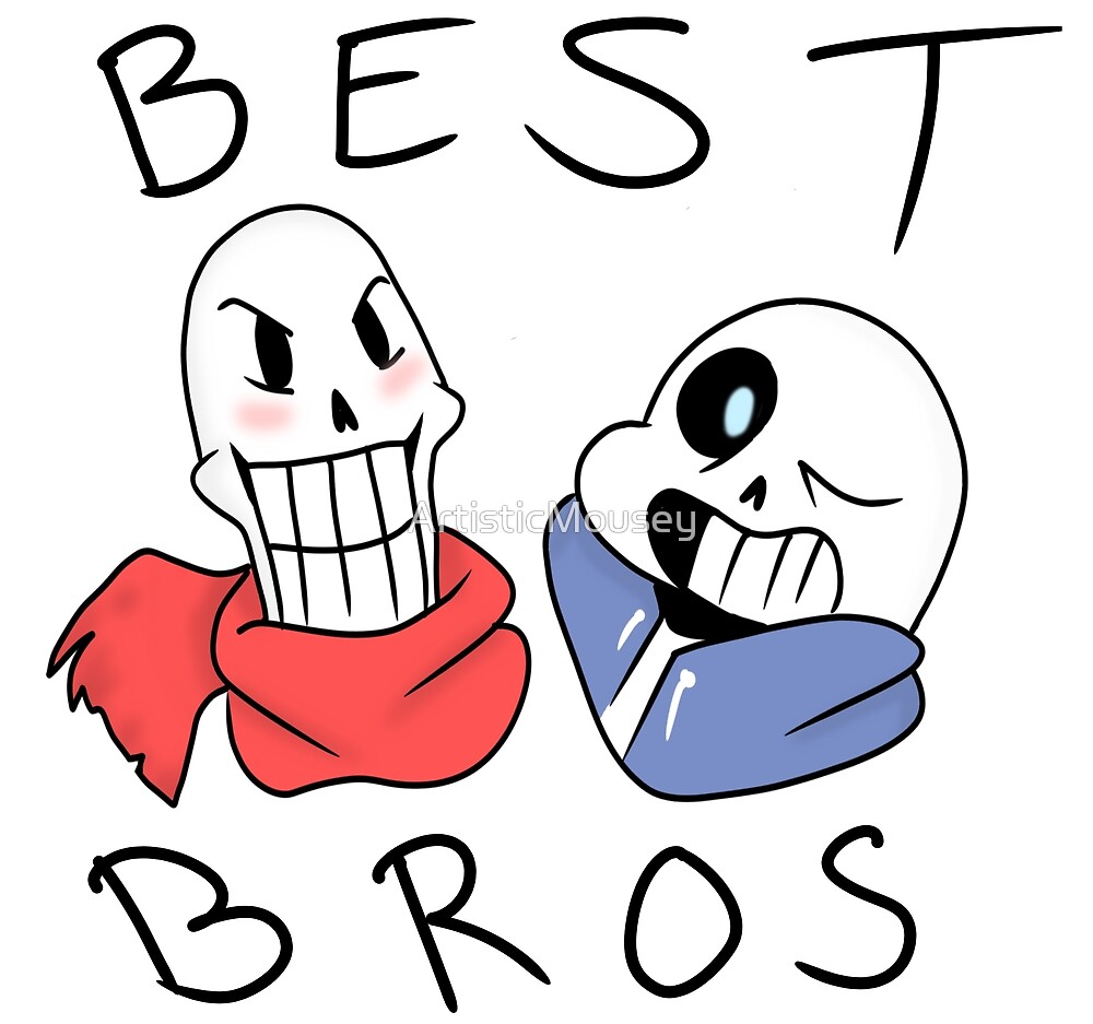"Best Bros" by ArtisticMousey | Redbubble