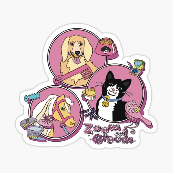 "Barbie Zoom and Groom" Sticker for Sale by daniasdesigns | Redbubble
