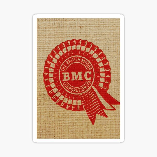 "British Motor Corporation logo." Sticker for Sale by Andyt | Redbubble