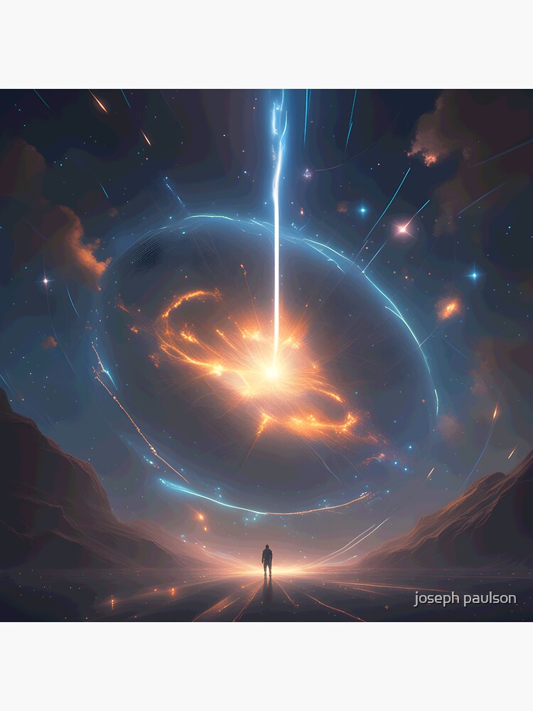 "something in the sky 2023 tileartwork" Sticker for Sale by joseph ...