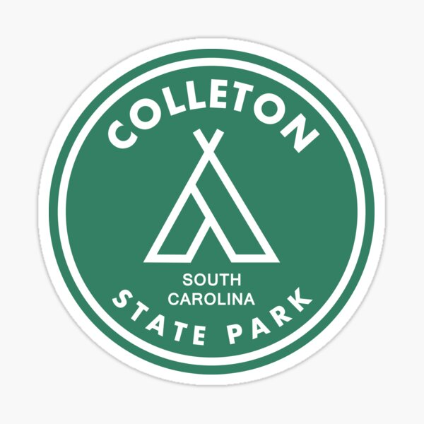 "Colleton State Park South Carolina Tent" Sticker for Sale by bivenart ...