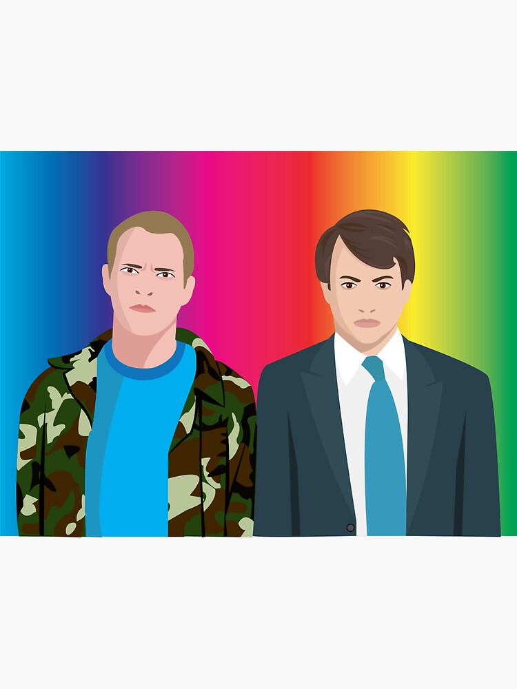 "Peep Show Mark & Jeremy Rainbow Rhythm's Special Edition " Sticker for ...