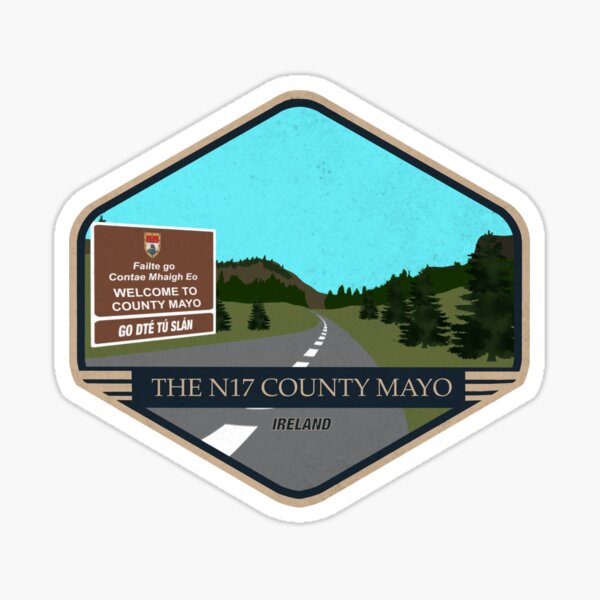 "County Mayo N17 Ireland Irish Travel " Sticker for Sale by clients ...
