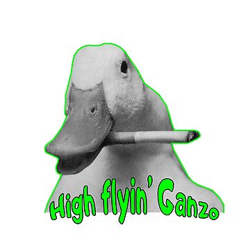 "Duck meme, ganzo, weed meme" Sticker for Sale by The Knick Knack Nook ...