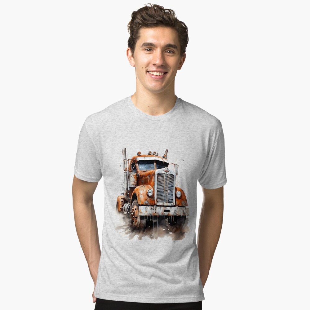 "1955 Peterbilt 281 Rusty Truck Paint Art" Sticker for Sale by cafc122 ...