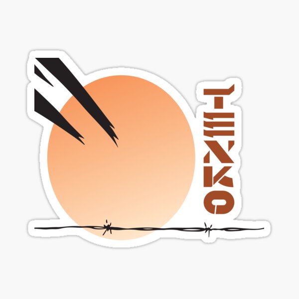 "Tenko" Sticker by ChrisOrton | Redbubble