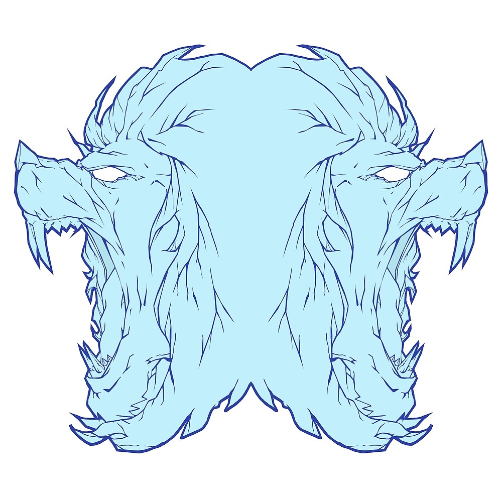 "Ice lion" by Hadrion | Redbubble