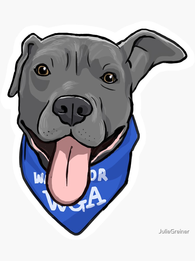 "Archie the Good Boy " Sticker for Sale by JulieGreiner | Redbubble