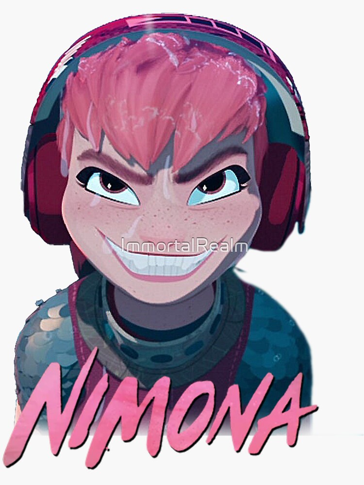 "Nimona" Sticker for Sale by ImmortalRealm | Redbubble