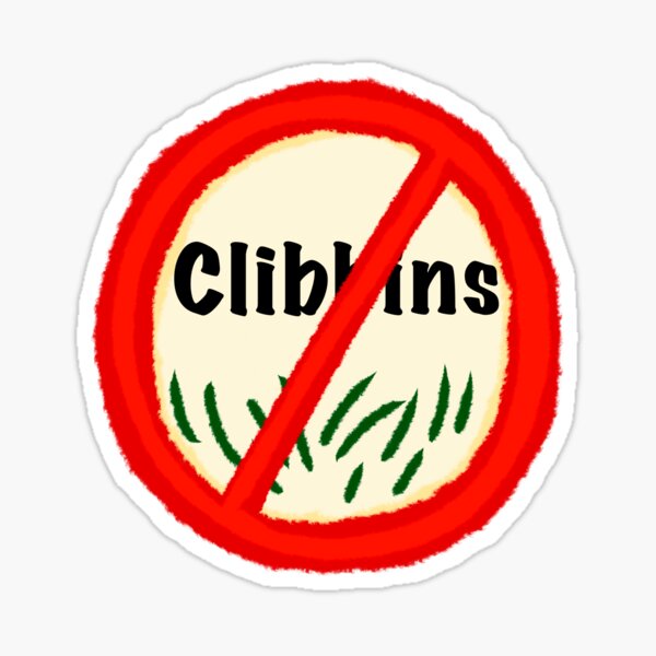 "Clibbins" Sticker for Sale by TheWretchedHag | Redbubble