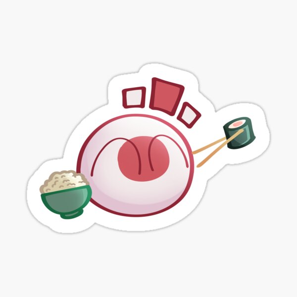 "Japanball - Countryballs " Sticker for Sale by Luke Pereira | Redbubble