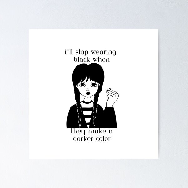 "Wednesday Addams " Poster for Sale by jasminestinson | Redbubble