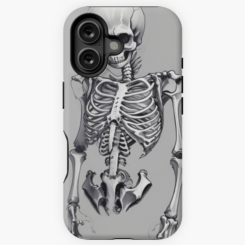 "Skeleton pencil drawing" Art Board Print for Sale by Pencil-Art ...