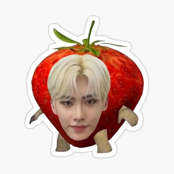 "Ricky strawberry icon " Sticker for Sale by Bubbleshop16 | Redbubble