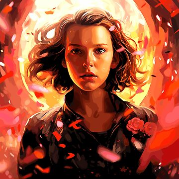 "Stranger Things Roses For Eleven Design." Sticker for Sale by ...