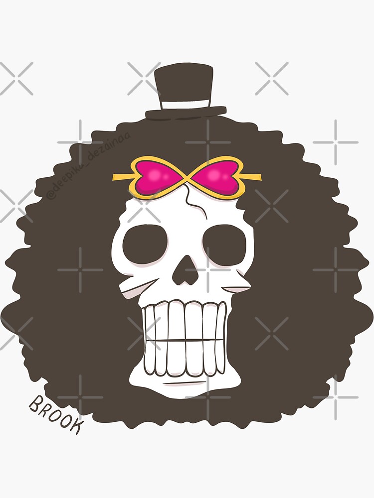 "Chibi Brook" Sticker for Sale by deepikadezainaa | Redbubble