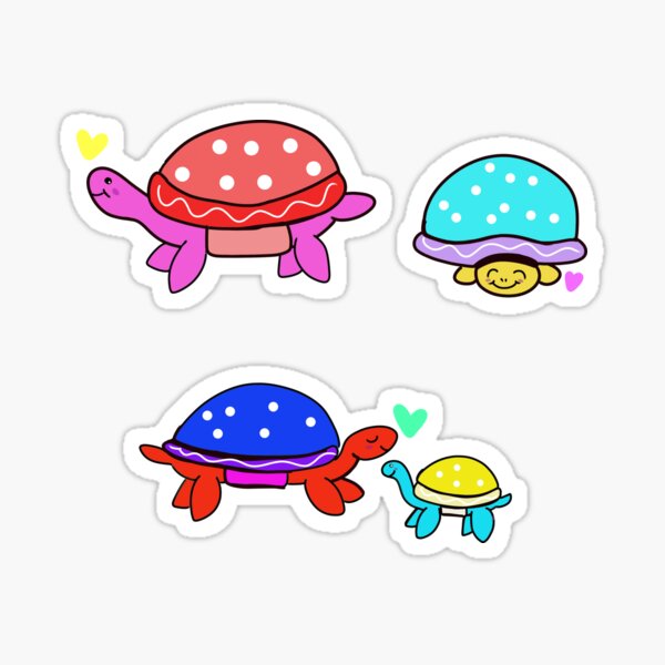 "turtles 2" Stickerundefined by QueenSasi | Redbubble