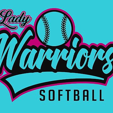 "Warriors Softball" Sticker for Sale by NSLStudio | Redbubble