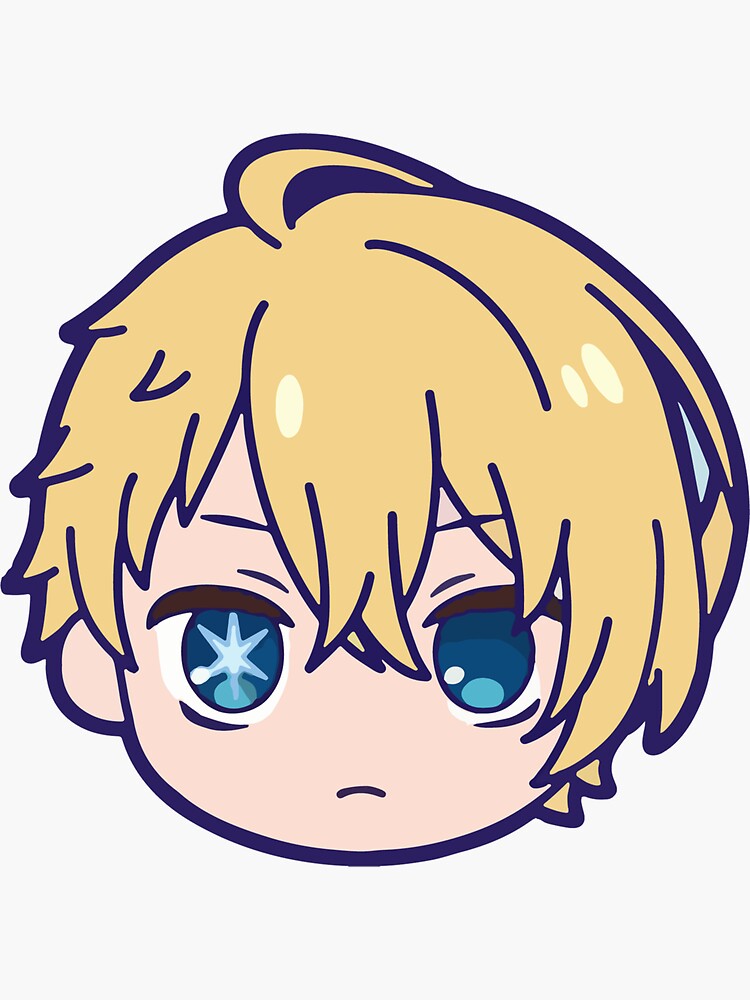 "Oshi no ko Idols Child Chibi Hoshino Aqua hydro sticker" Sticker for ...