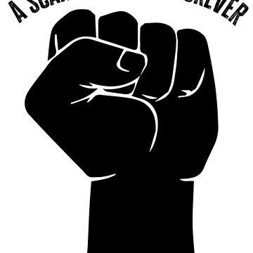 "Union Scab Scar in Black" Sticker for Sale by FilmGal | Redbubble