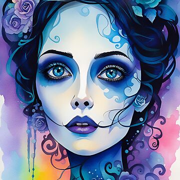 "Corpse Bride of Flowers" Art Board Print for Sale by jamastar | Redbubble