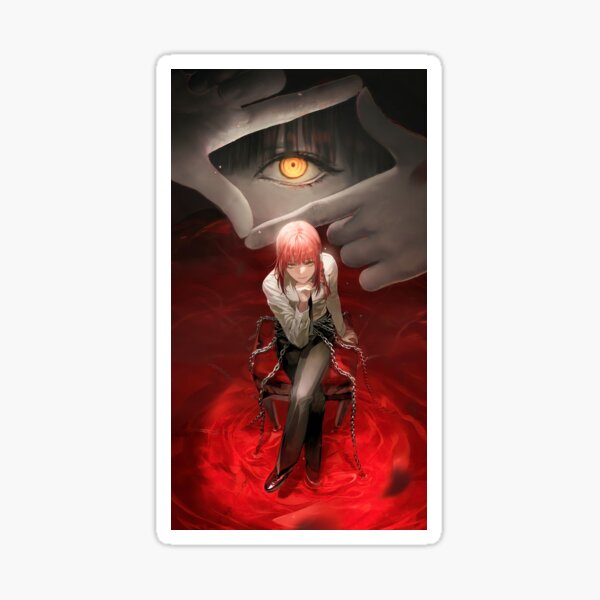 "Makima" Sticker for Sale by Yoichii | Redbubble