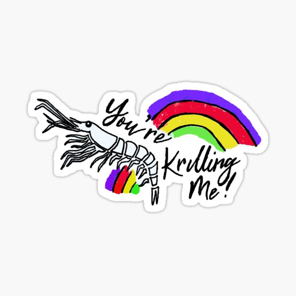 "Krill" Sticker by Bearevalo | Redbubble