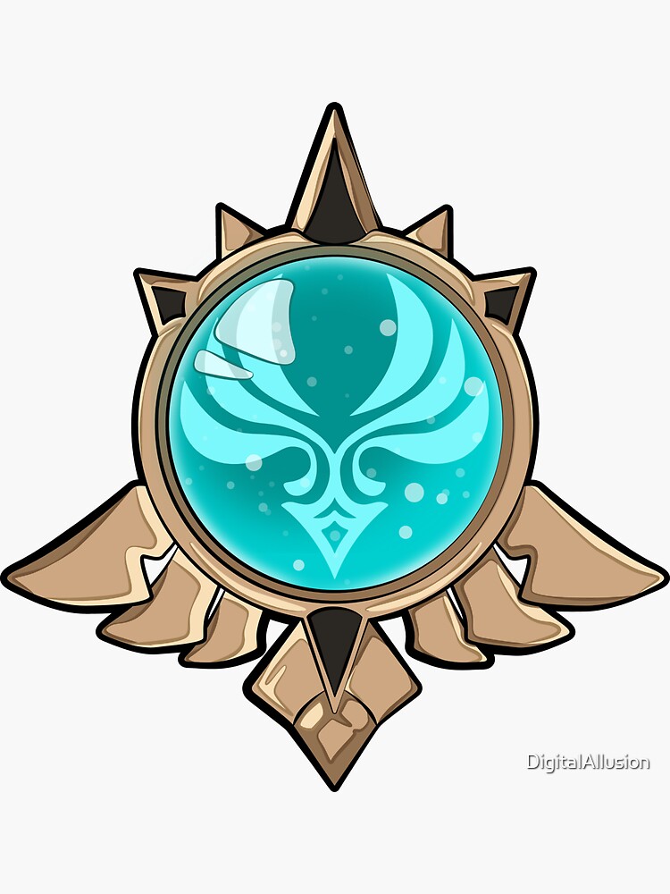 "Genshin Impact Mondstadt Anemo Vision" Sticker by DigitalAllusion ...