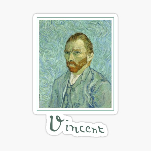 "Vincent Van Gogh" Sticker for Sale by ValentinaHramov | Redbubble